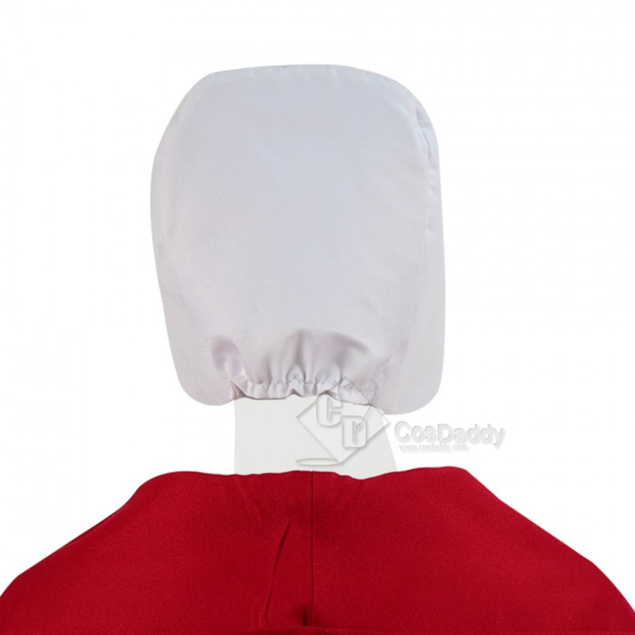 Cosdaddy The Handmaid's Tale Offred Cosplay Red Long Dress Costume