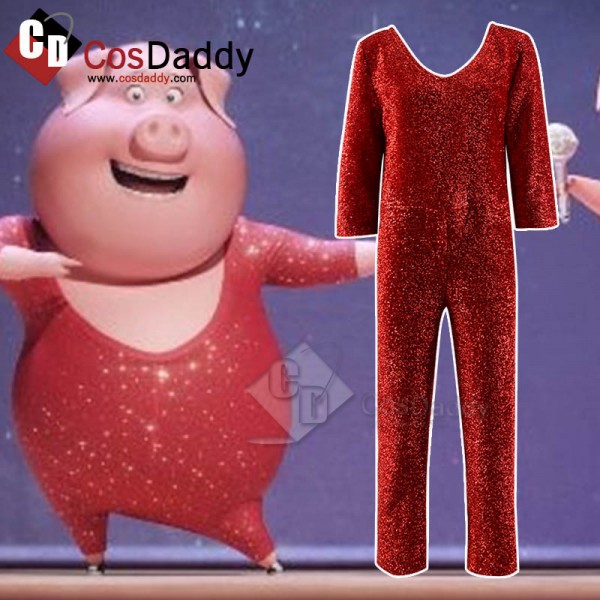 Sing Rossi Pig Jumpsuit Cospaly Costume Halloween Cosdaddy