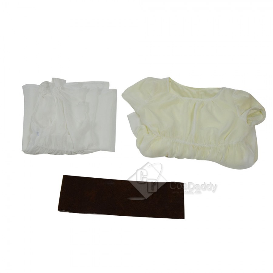 Les Misérables Fantine White Dress Cosplay Costume